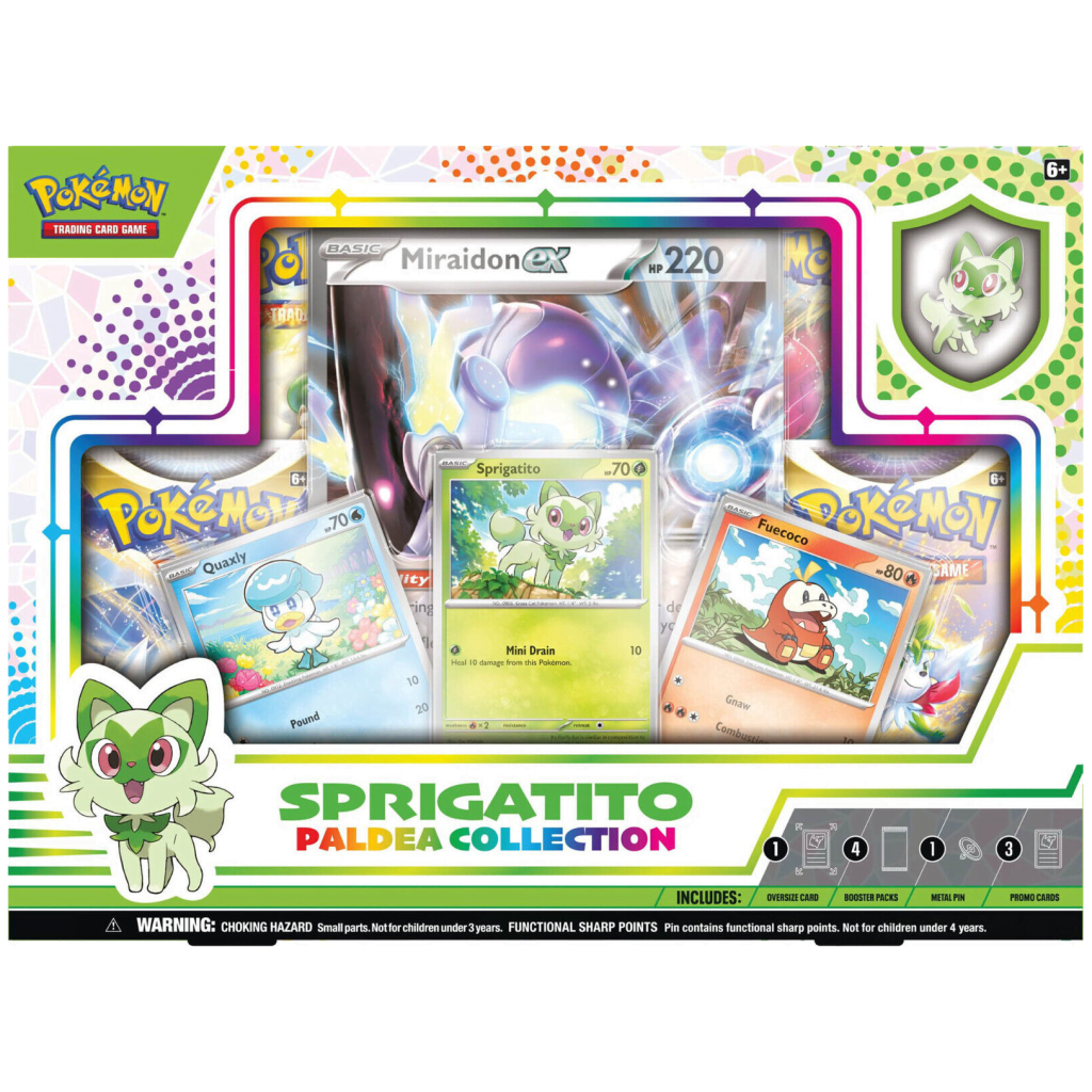 Precio PRO: 18,99€Caja Paldea - Spirigatito - Inglés - POKEBANK