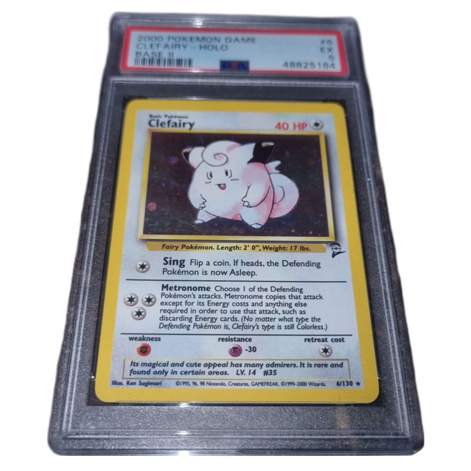 Carta Gradeada - Clefairy - Base Set 2 PSA 6 - Inglés - POKEBANK