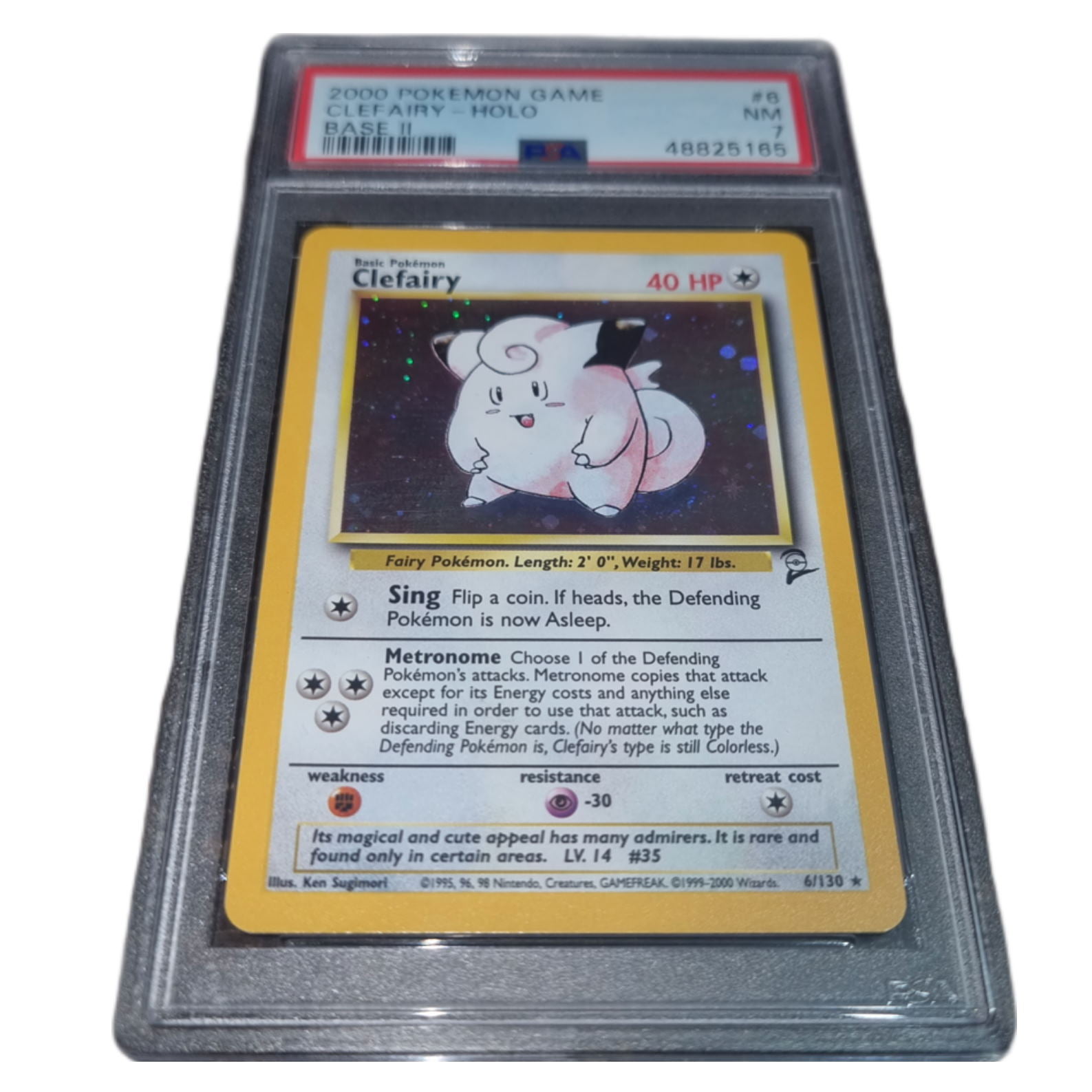 Carta Gradeada - Clefairy - Base Set 2 PSA 6 - Inglés - POKEBANK