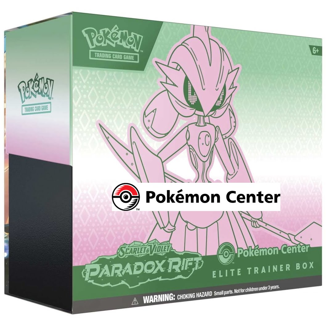 Precio PRO: 89.99€ETB POKEMON CENTER - Paradox Verde - Inglés - POKEBANK